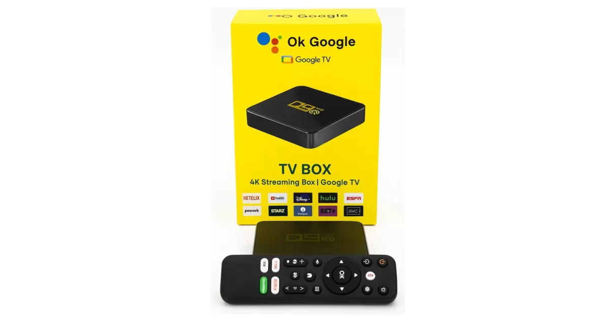 Buy D9 Pro 4K Streaming Android TV Box with Voice Remote with Cash on ...