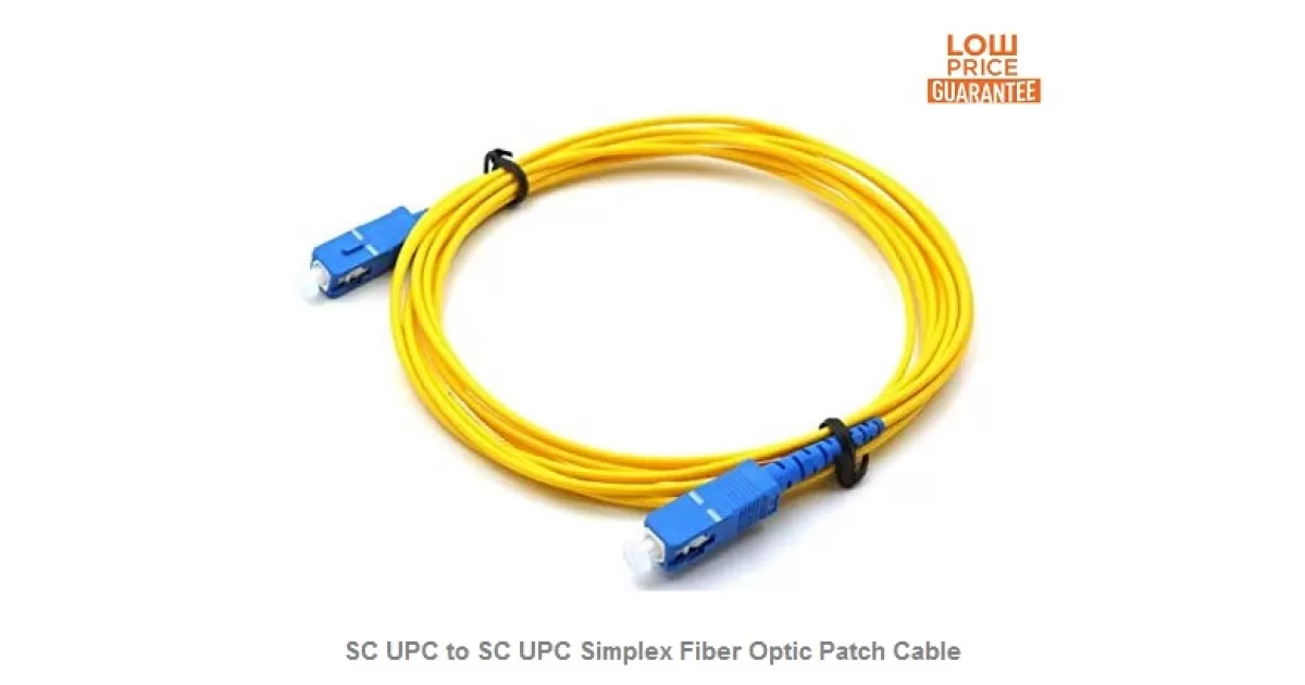 Buy15m (49ft) SC UPC to SC UPC Simplex Fiber Optic Patch Cable for ...
